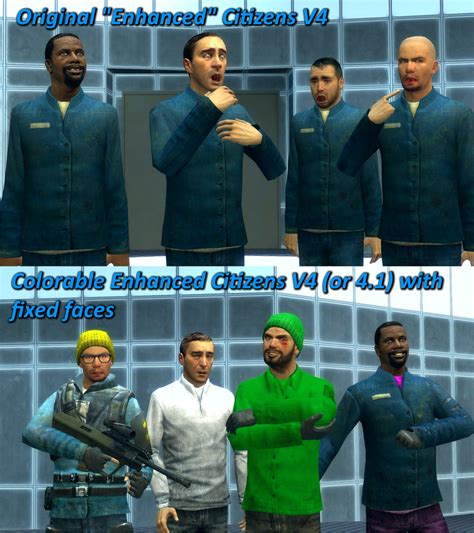 [dl Sfm Gmod] Colorable Enhanced Citizens V4 1 By Falloutshararam On