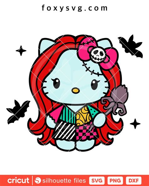 Svg Files For Crafters On Instagram Hello Kitty Sally Skellington