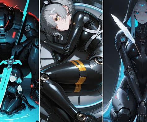 Artstation 525 Anime Sci Fi Futuristic Suit Outfit Characters Action