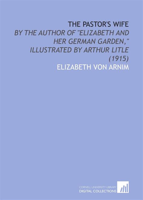 The Pastors Wife By The Author Of Elizabeth And Her