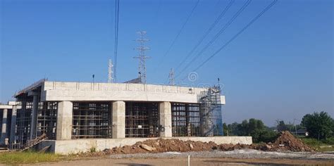 Estructura De Puente En Una Carretera De Peaje En El Oeste De Java Foto De Archivo Imagen De