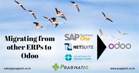 Migrating From Other ERPs To Odoo Pragmatic Techsoft
