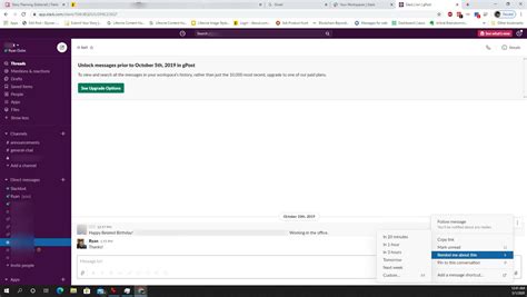 how to use slack reminders