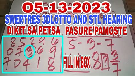 Swertres Hearing Pairings L2 Guide Computation May 13 2023 Youtube