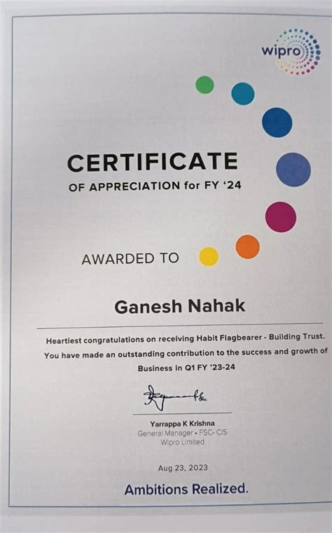 Ganesh Nahak On Linkedin Achievement Appreciation
