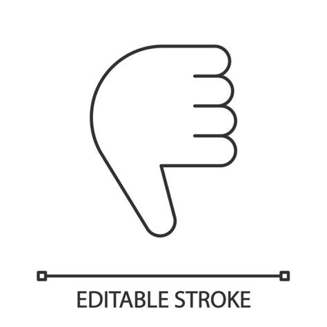 Pouce Baissé Vectoriels Et Illustrations Libres De Droits Istock