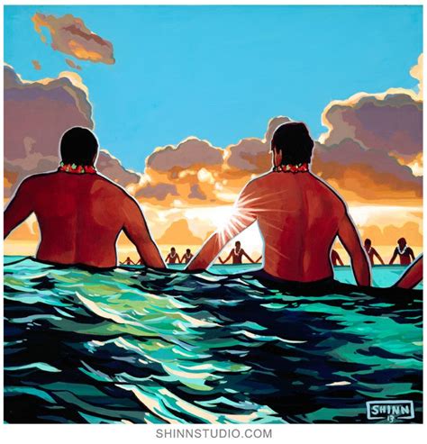 SHINN STUDIO Official Page Of Hawaii Artist Christie Shinn Surfer Art