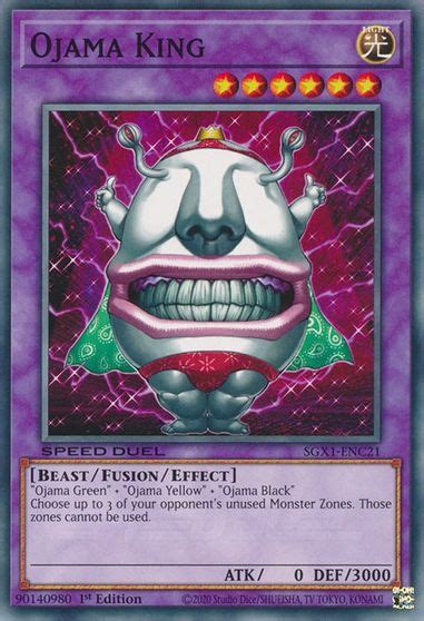 Ojama King Speed Duel GX Duel Academy Box YuGiOh TCGplayer