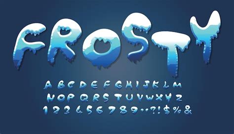 Font That Looks Like Icicles
