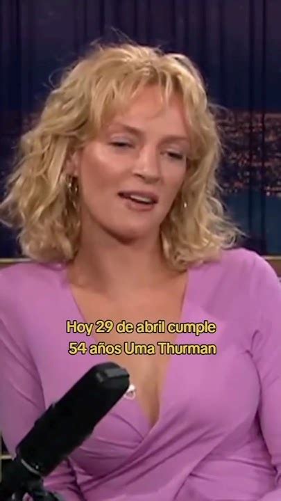 ¡felices 54 Años Uma Thurman Umathurman Cine Efemérides Retro