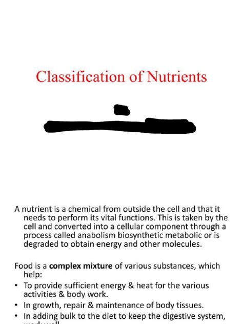 Classification Of Nutrients App Adirwq Pdf