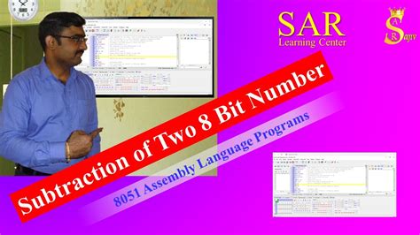 program 2 8 bit subtraction 8051 assembly language program mcu