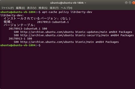 Ubuntu 1804 その387 Libibertyにdosや任意コード実行の脆弱性・アップデートを Kledgeb