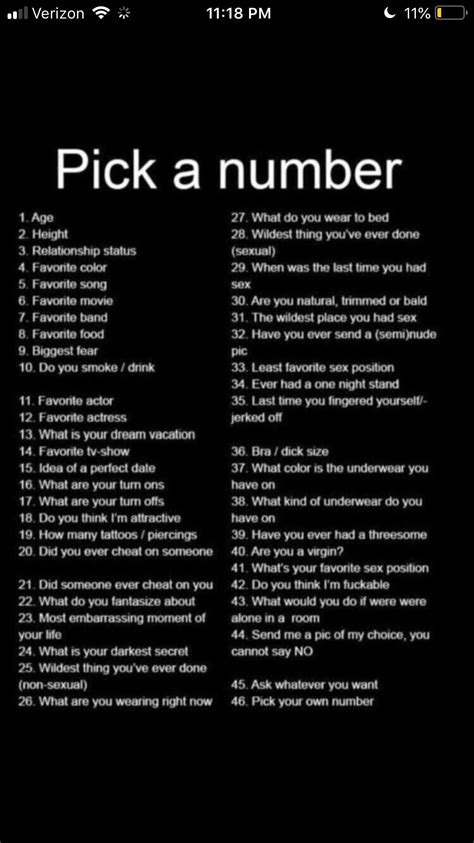 11 Picture Pick A Number Games Ideas For Snapchat Number Games Truth