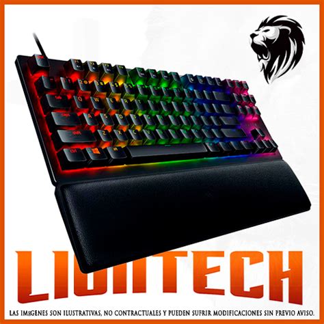 TECLADO RAZER HUNTSMAN V TKL PURPLE CLICKY US Liontech Gaming