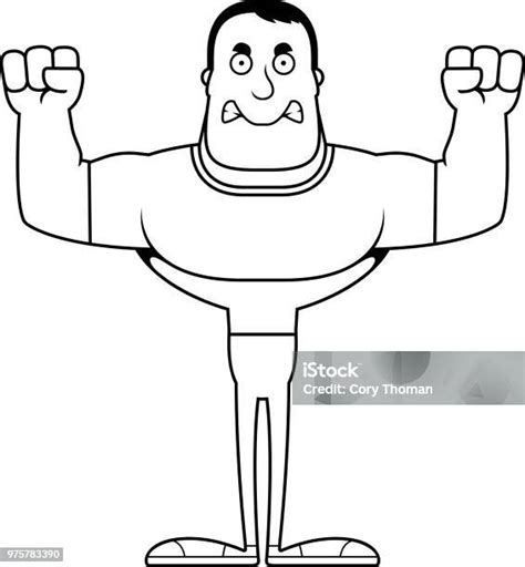 말풍선이 있는 화난 남자 남자에 대한 스톡 벡터 아트 및 기타 이미지 남자 만화 미국 Istock
