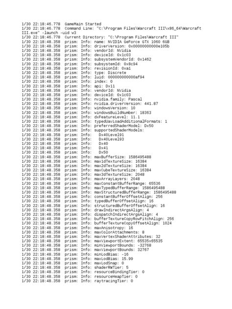 Log File Documenting The Initialization And Configuration Of A Computer