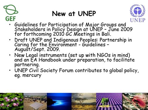 GEF CSO Consultation UNEP DGEF November Ppt Download
