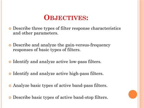 PPT CHAPTER ACTIVE FILTERS PowerPoint Presentation Free Download