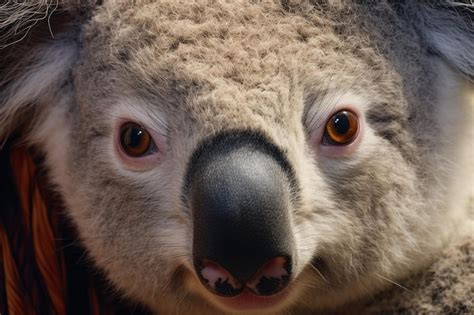Premium AI Image Australian Koala Phascolarctos Cinereus Sleeping In