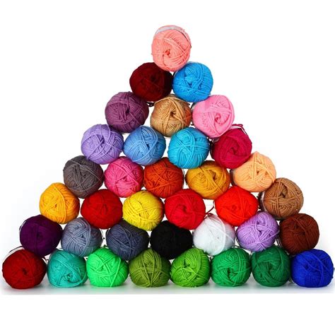 Fuebueo Clearance Crochet Yarn Bundlemulticolor Crochet Craft For