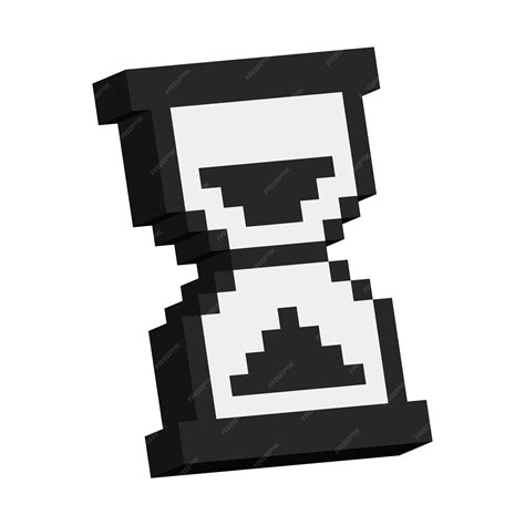 Premium Vector Hourglass Mouse Cursor Loading Waiting Icon Vector 3d