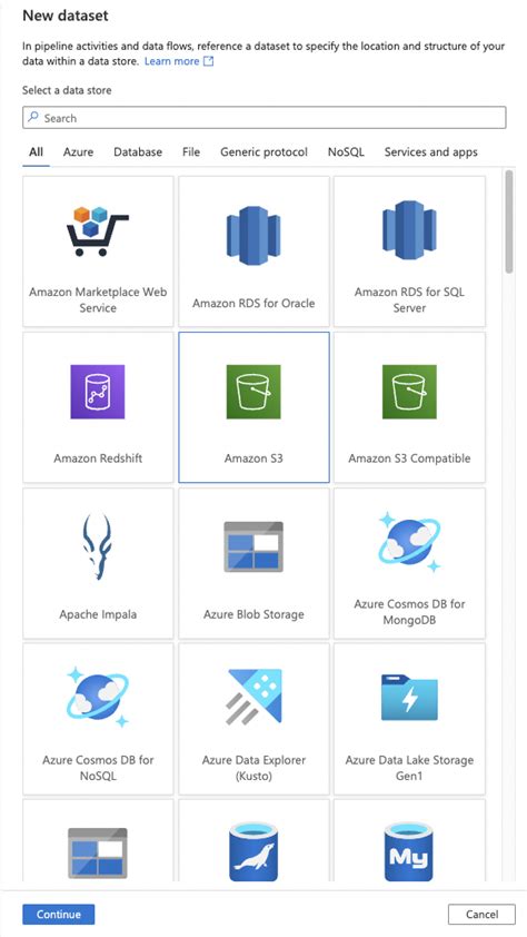 copy data from an aws s3 bucket to azure blob storage