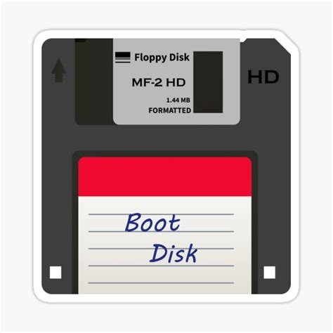 Floppy Disk Boot Disk Sticker For Sale By Rplay Redbubble