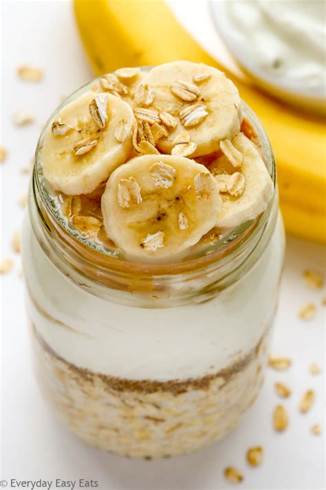 Peanut Butter Banana Overnight Oats 3 Everyday Easy Eats