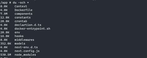 Docker Size Investigation