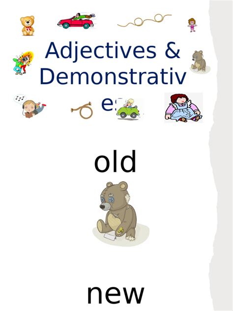 Adjectives Demonstratives Flashcards Fun Activities Games140982 Pdf