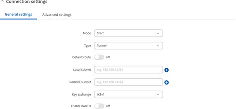 file networking rutos vpn ipsec connection settings general settings v3