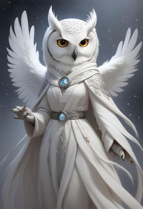 Anthro Snowy Owl Nix By Thealphega On Deviantart