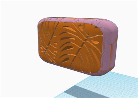 3d Printed Monstera Leaf Clutch Tinkercad