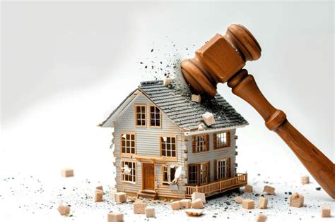 Gavel Smashes Down On House In Intense Auction Scene Symbolizing A