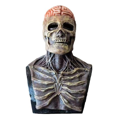 Young Chii Halloween Skeleton Mask Ghost Rider Latex Skull Mask Cosplay