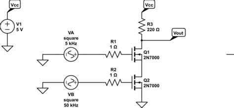 Mosfet Why Does Series NMOS Gate Drive Current Affect The Load And How Do I Avoid It