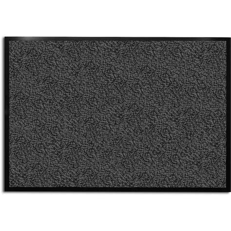 Tapis D Entrée Anthracite Noir Très Absorbant Lavable Plusieurs