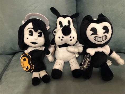 Bendy And The Ink Machine Alice Angel Boris Wolf Bendy 9” Set 3 Plush