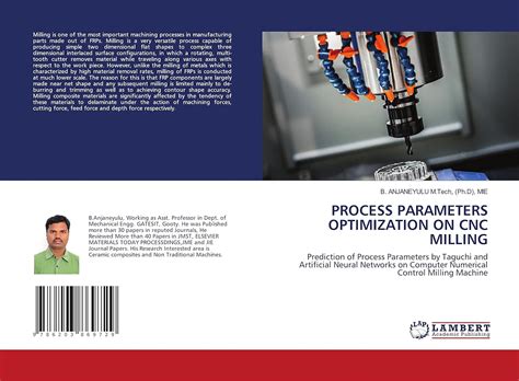 Process Parameters Optimization On Cnc Milling Books