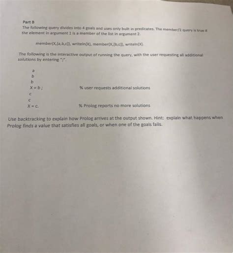 Solved This Is Prolog Please Answer The Queation Within 3