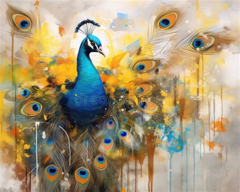 Peacock Form And Spirit Through An Abstract Lens Dynamic And