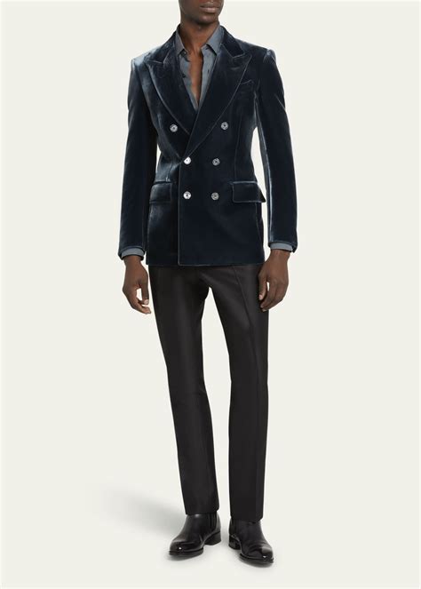 Tom Ford Mens Compact Velvet Sport Coat In 2025 Tom Ford Men Tom