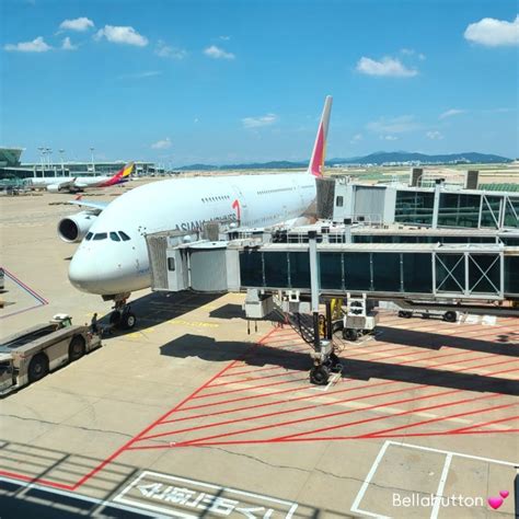 인천 La 아시아나 항공 A380 기내식 And 탑승 후기 네이버 블로그