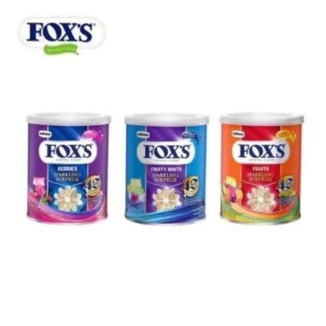 Foxs Fruitsberries Candy Cans Weighing 170g Shopee Malaysia