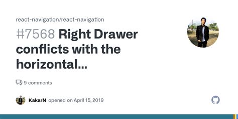 Right Drawer Conflicts With The Horizontal Scrollviewflatlist · Issue