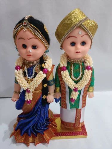 Ting Anniversarybirthday Indian Wedding Couple Doll At ₹ 800set