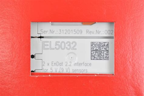 Beckhoff Ethercat Klemme 2 Kanal Encoder Interface Endat 22 El5032 El 5032 Ebay Beckhoff Ethercat Klemme 2 Kanal Encoder Interface Endat 22 El5032 El 5032 Ebay