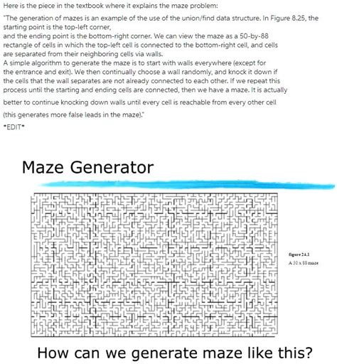 Solved Referring To The Maze Problem At The End Of The Chapter