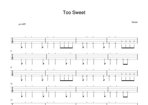 Too Sweet Tab Hozier